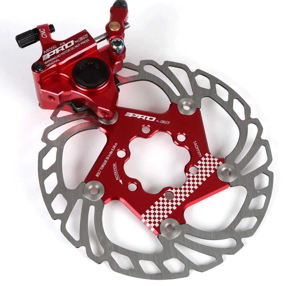 Tanke A8000 Road Bike Bicycle Front Rear Caliper Oil Disc Brake (140mm ...