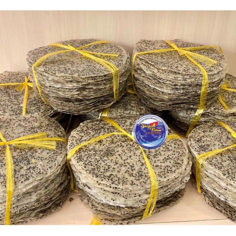 Banh Trang Me Den Black Sesame Rice Paper 22Cm 500gr | Shopee Malaysia