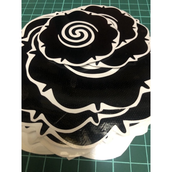 Stiker Bunga Terung…Stiker kereta / motor..Sarawak motif.. | Shopee ...