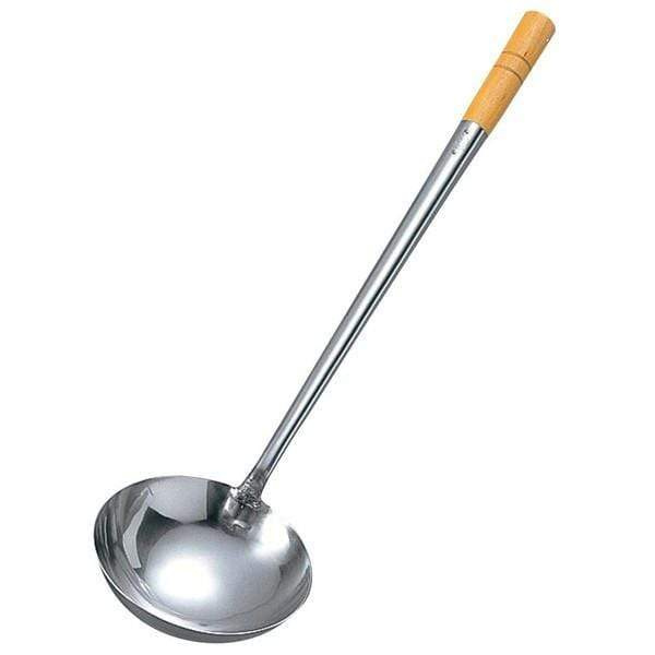 Traditional Stainless Steel Ladle with Wooden Handle | Shopee Malaysia