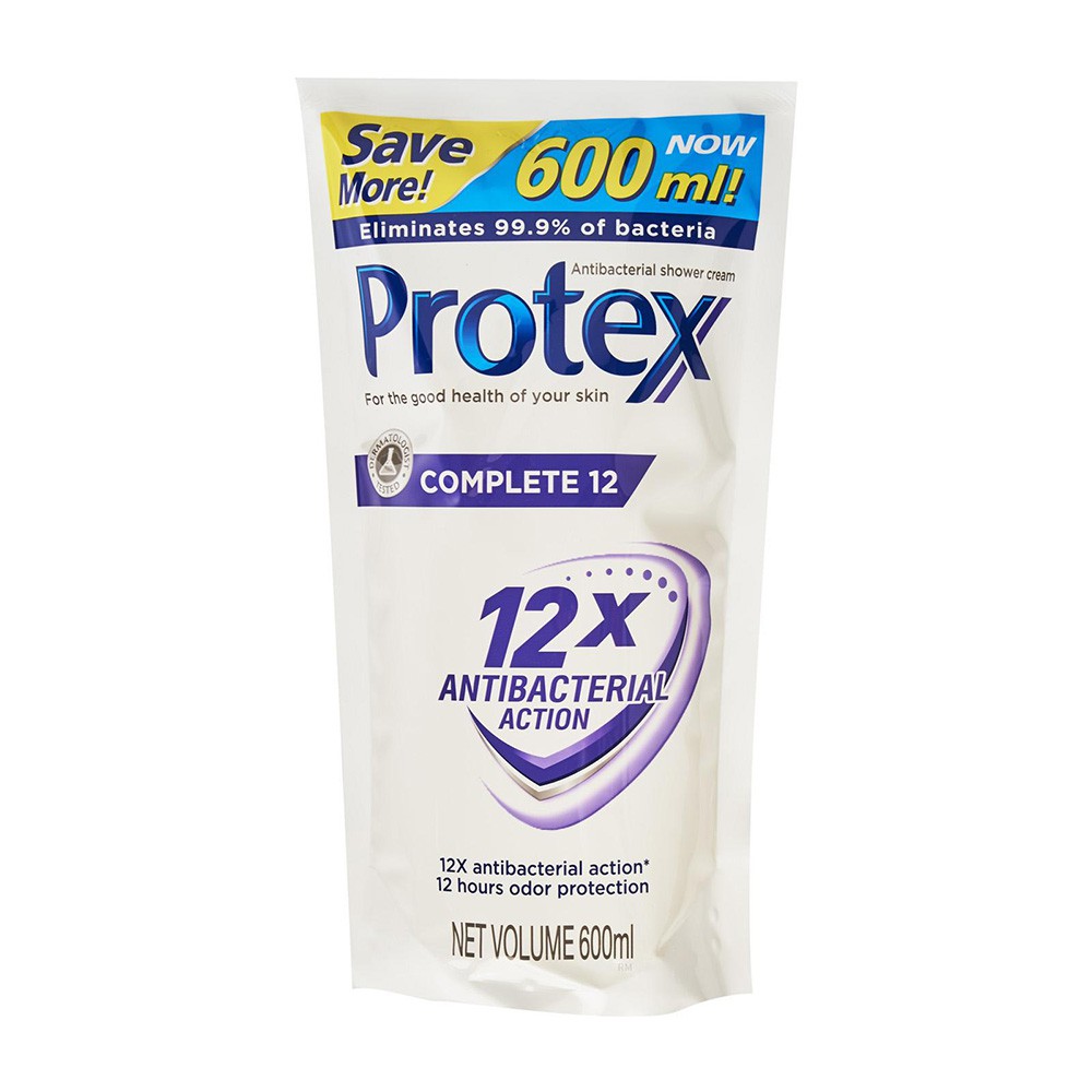 Protex Complete 12 Antibacterial Shower Gel 600ml Refill | Shopee Malaysia