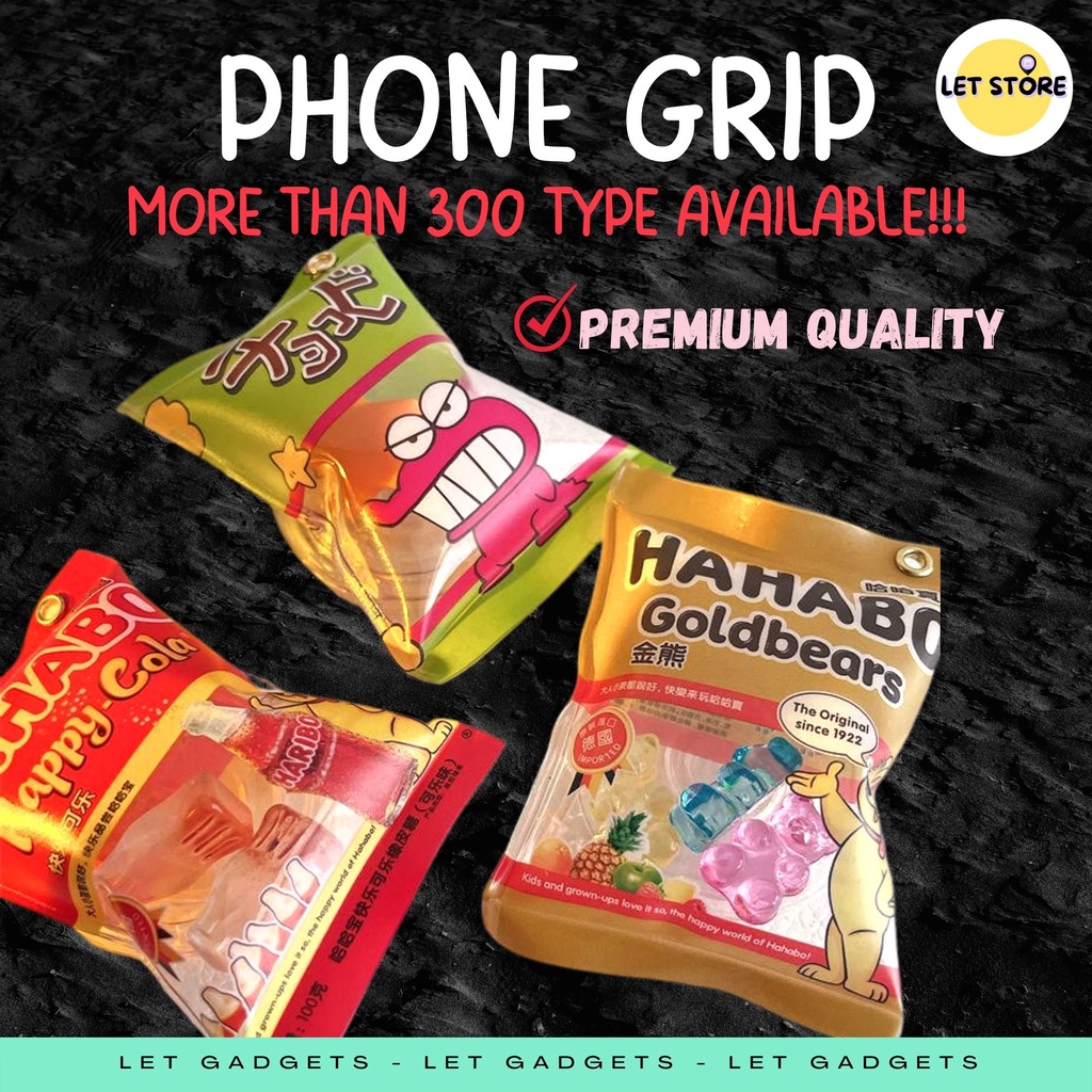 Phone Grip Cute Phone Holder Cartoon Cute Candy Gummy Bear Phone Airbag ...