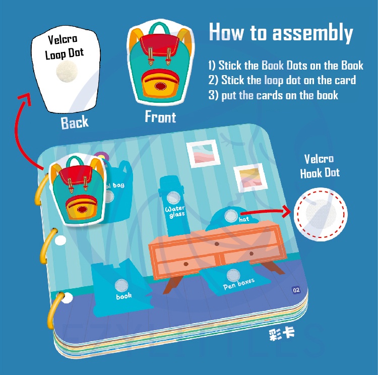 EZYLITTLES Busy Book I Can Do It DIY Kid Early Learning Education ...