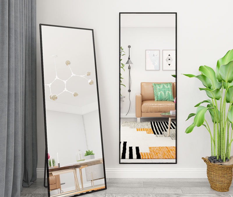 𝐑𝐄𝐀𝐃𝐘 𝐒𝐓𝐎𝐂𝐊 (40cmx150cm) Full body Mirror 006 Standard Aluminium Frame ...