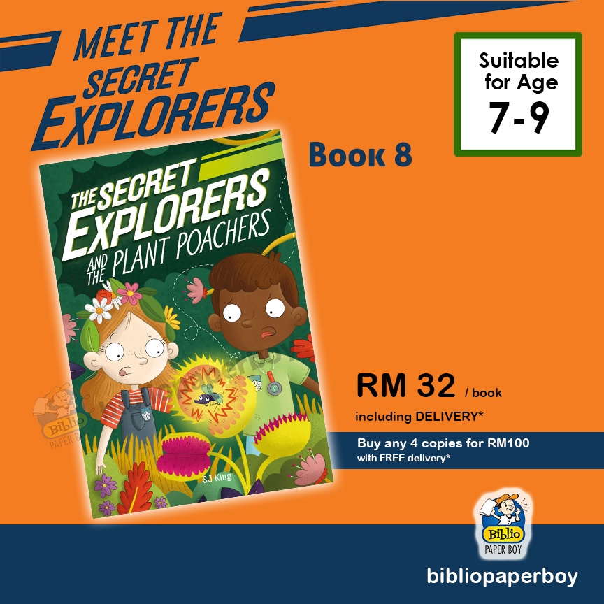The Secret Explorers Book 8 : The Secret Explorers and The Plant Poachers | Shopee Malaysia