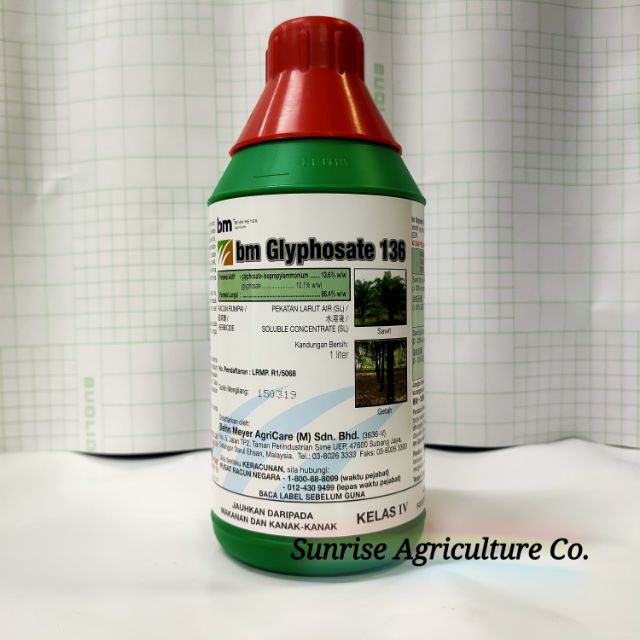 1L bm Glyphosate 136 (Rumput) Behn Meyer / Rumput Kerbau / Semalu ...