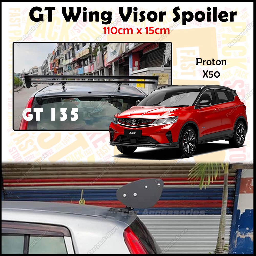 For Proton X50 GT Wing Visor Car Spoiler Design Trunk Boot Sporty ...