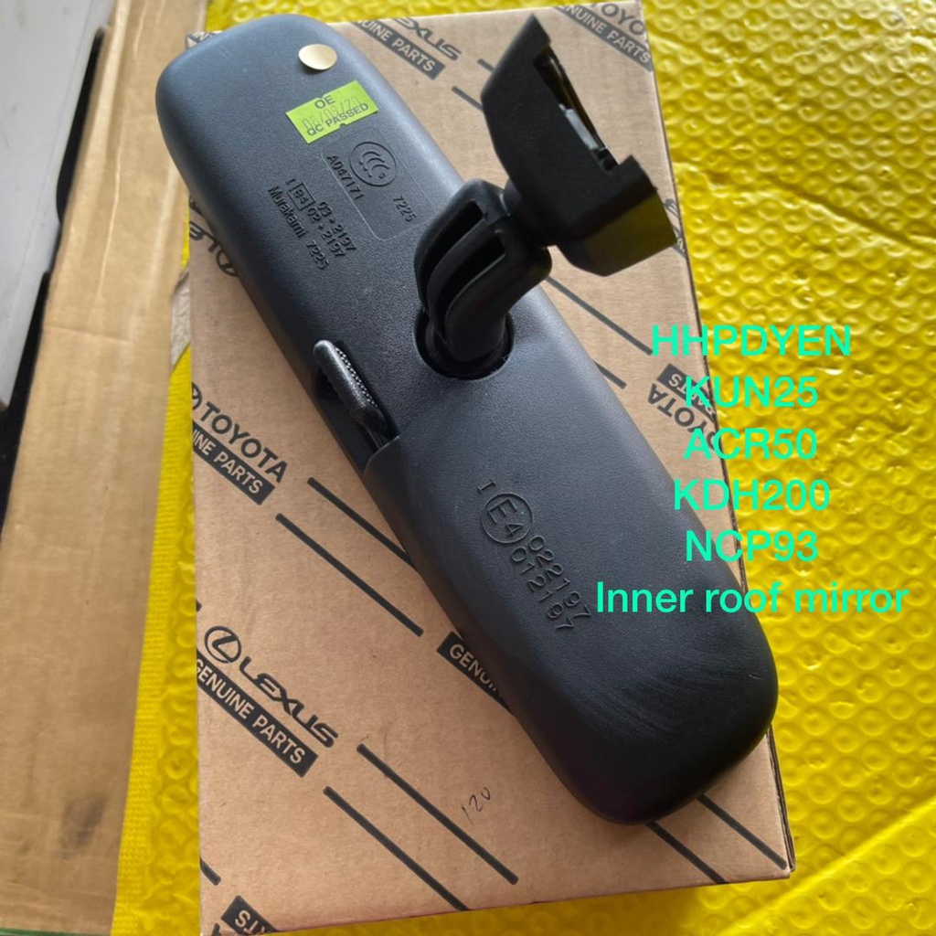 TOYOTA HILUX KUN25, ESTIMA ACR50, KDH200, VIOS NCP93 ROOF MIRROR (1PCS ...