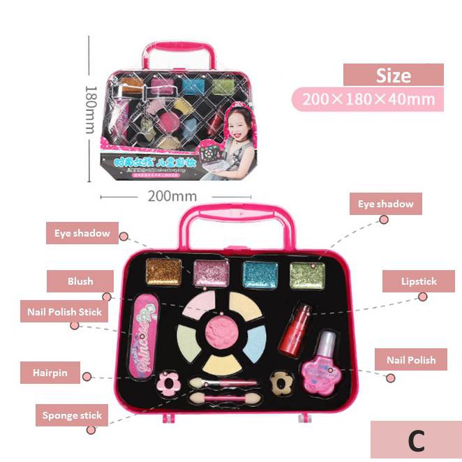 🌸Makeup Kid Toy Girl / Mainan Make Up Kanak Kanak Perempuan Mekap Set ...