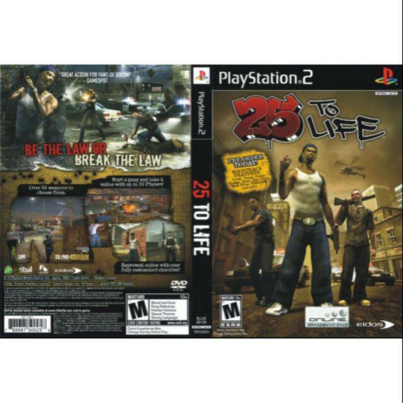 Ps2 25 To Life ***** | Shopee Malaysia
