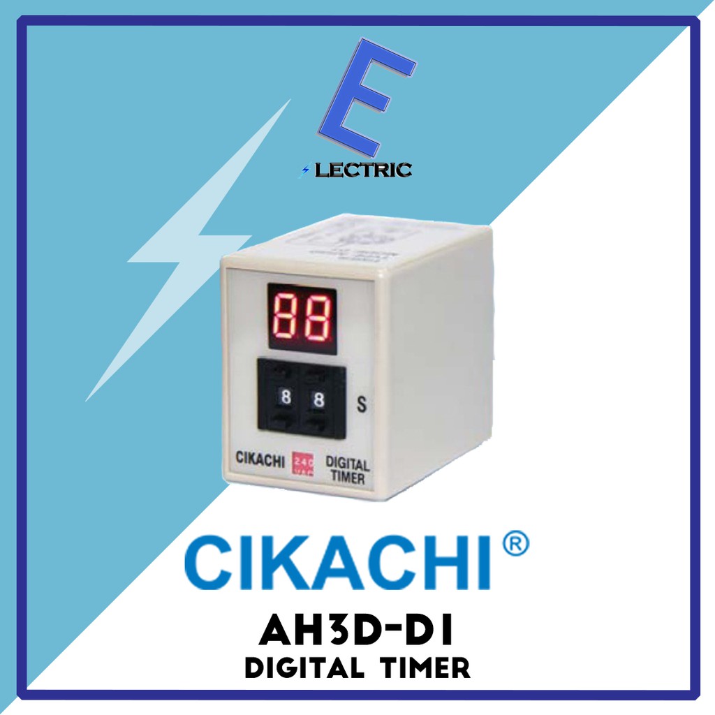 Cikachi AH3D-D1 Digital TImer 24VDC | Shopee Malaysia