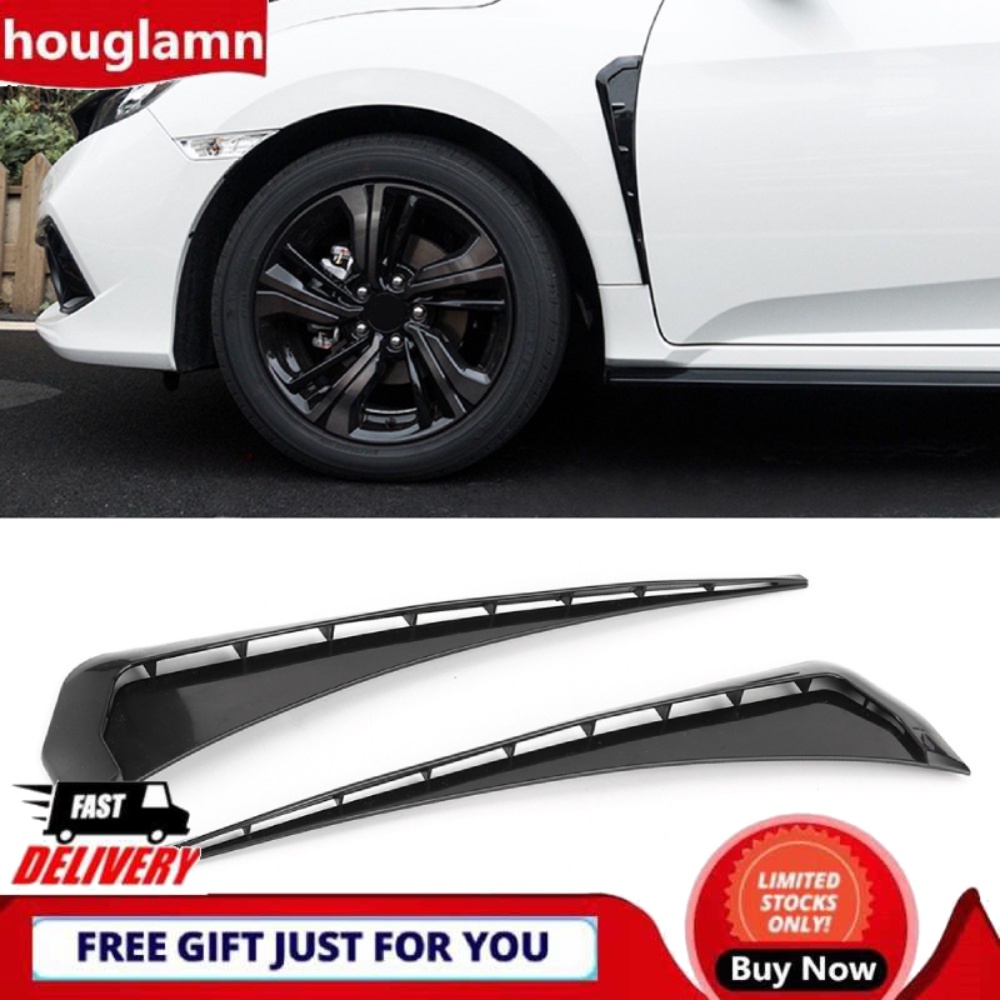 READY STOCK Hougl Universal Car Fender Breather Cover Stickers Side ...