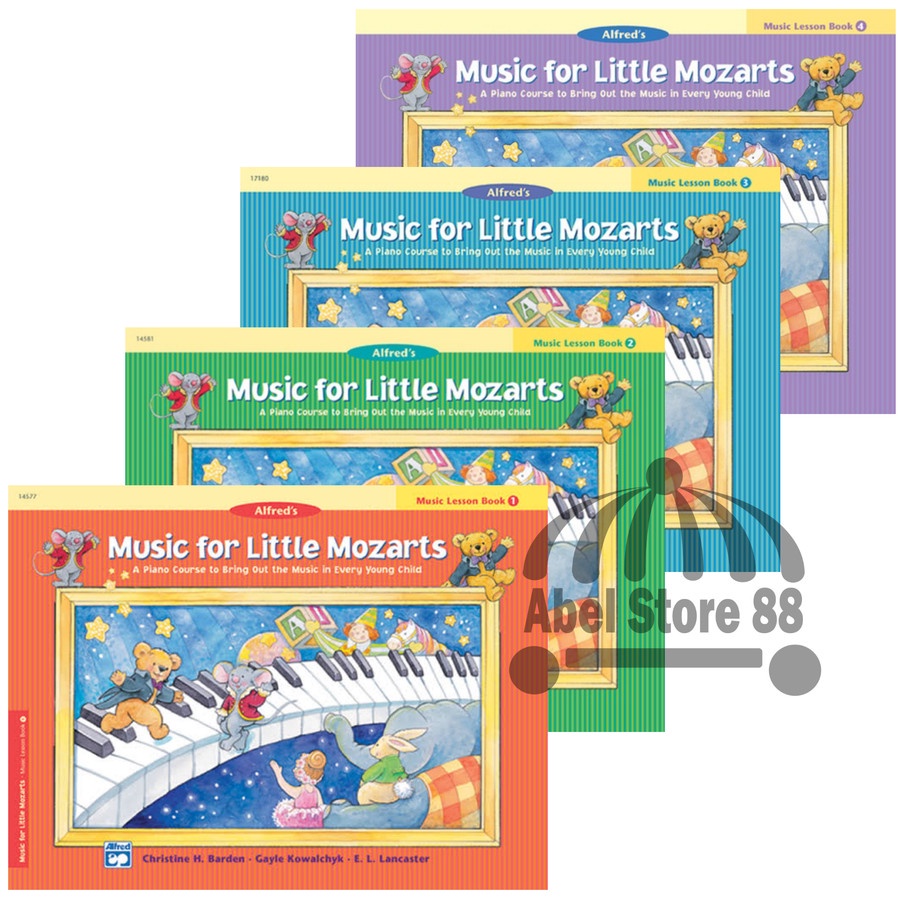 Music for Little Mozart Lesson Book 1/2/3/4 - Music Piano Learning Book ...