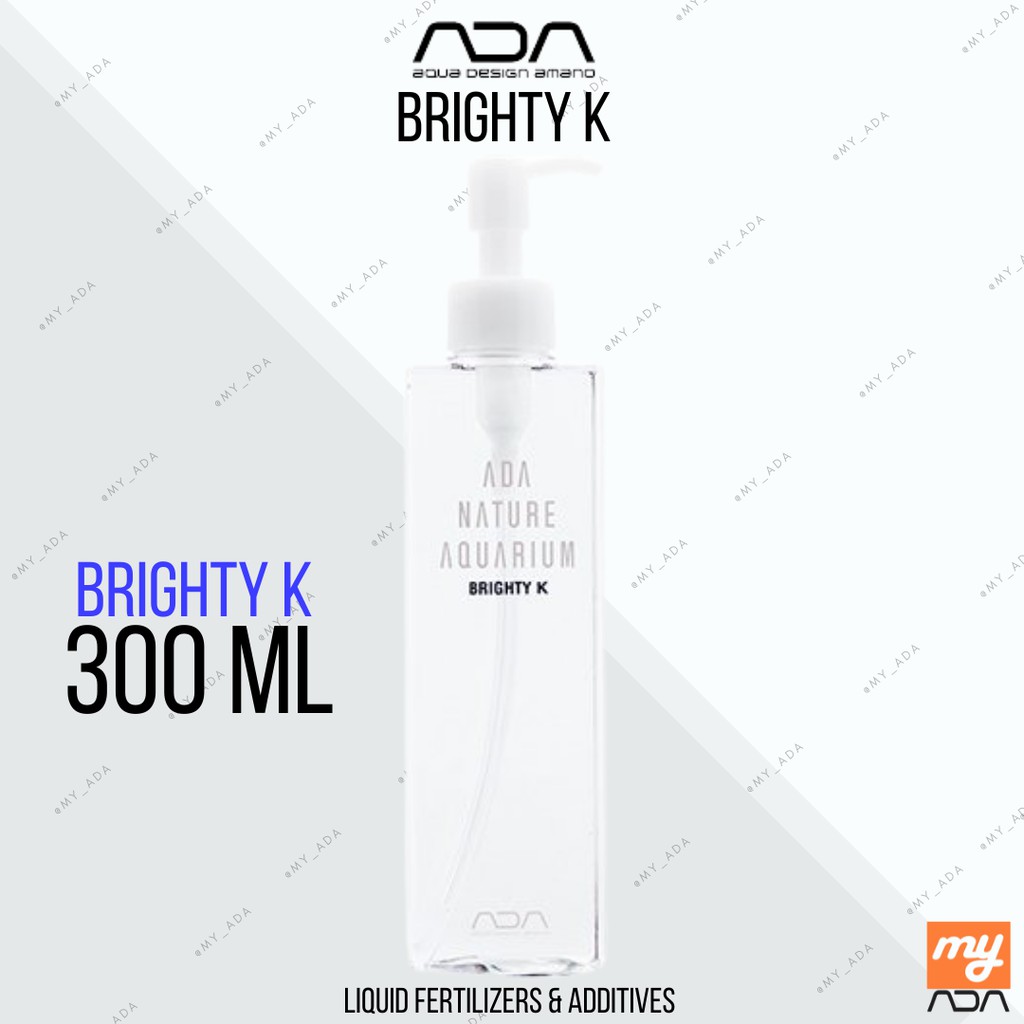 ADA Brighty K 300ML Liquid Fert for Aquariums Aqua Design Amano ...