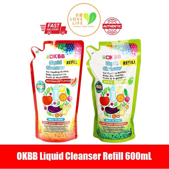 OKBB Liquid Cleanser Refill 600mL | Shopee Malaysia