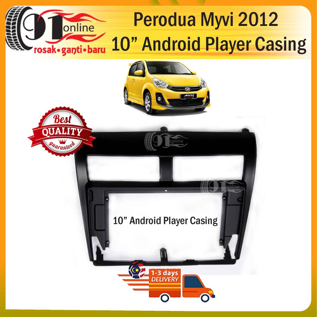 Android Player Casing 10" Perodua Myvi (Lagi Best) 2012-2014 | Shopee ...