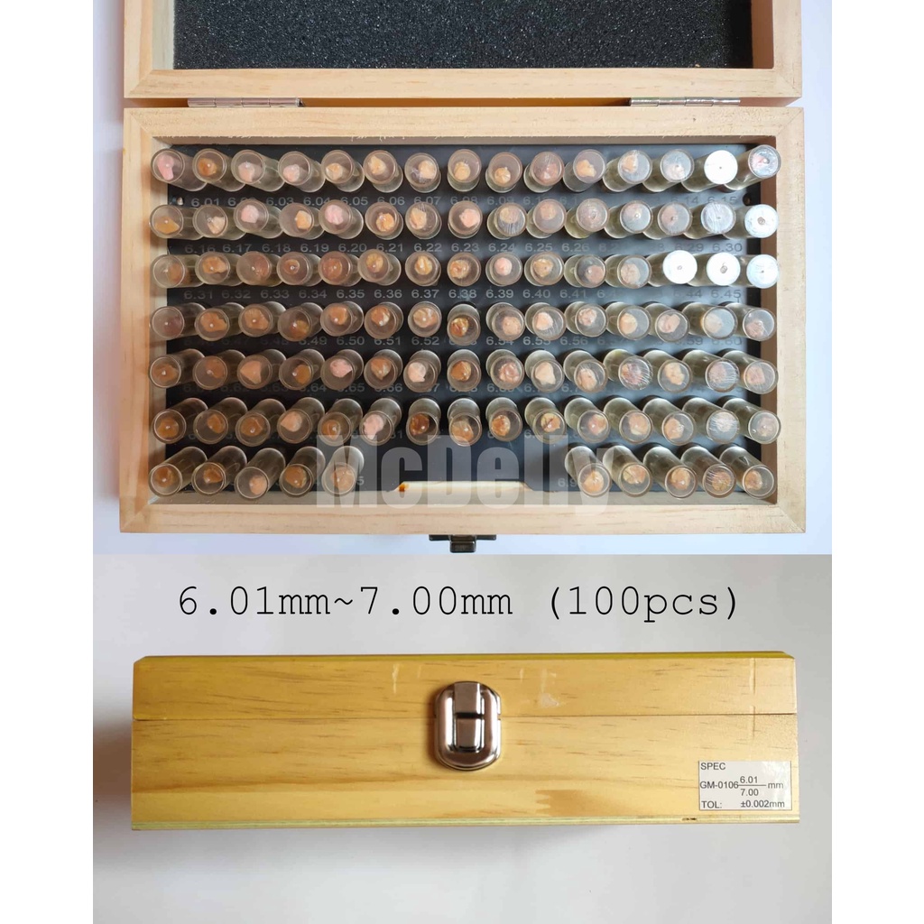 High Speed Steel Pin Gauge (Step spec. 0.01mm) [Ready Stock] | Shopee ...