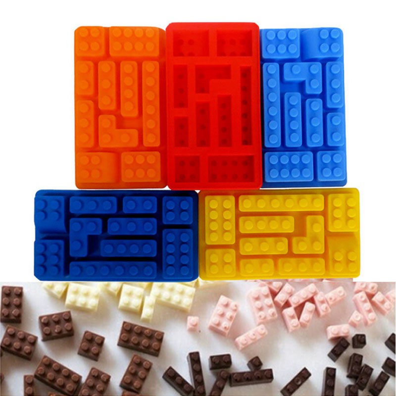 Tetris Blocks Robot Silicone Mold Fondant Chocolate Mould Ice Cube ...