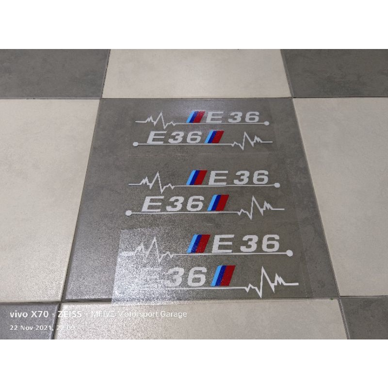 Bmw E36 Car Window Glass Sticker | Shopee Malaysia