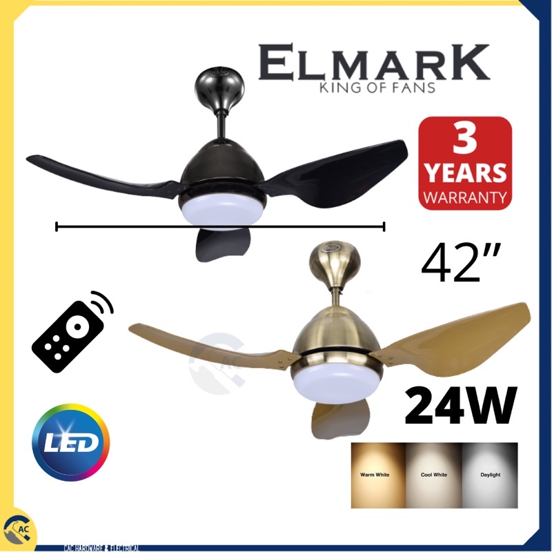 [3 YEARS WARRANTY] Elmark Baby Fan Gust 2 42” / Baby Fan 42" Remote ...