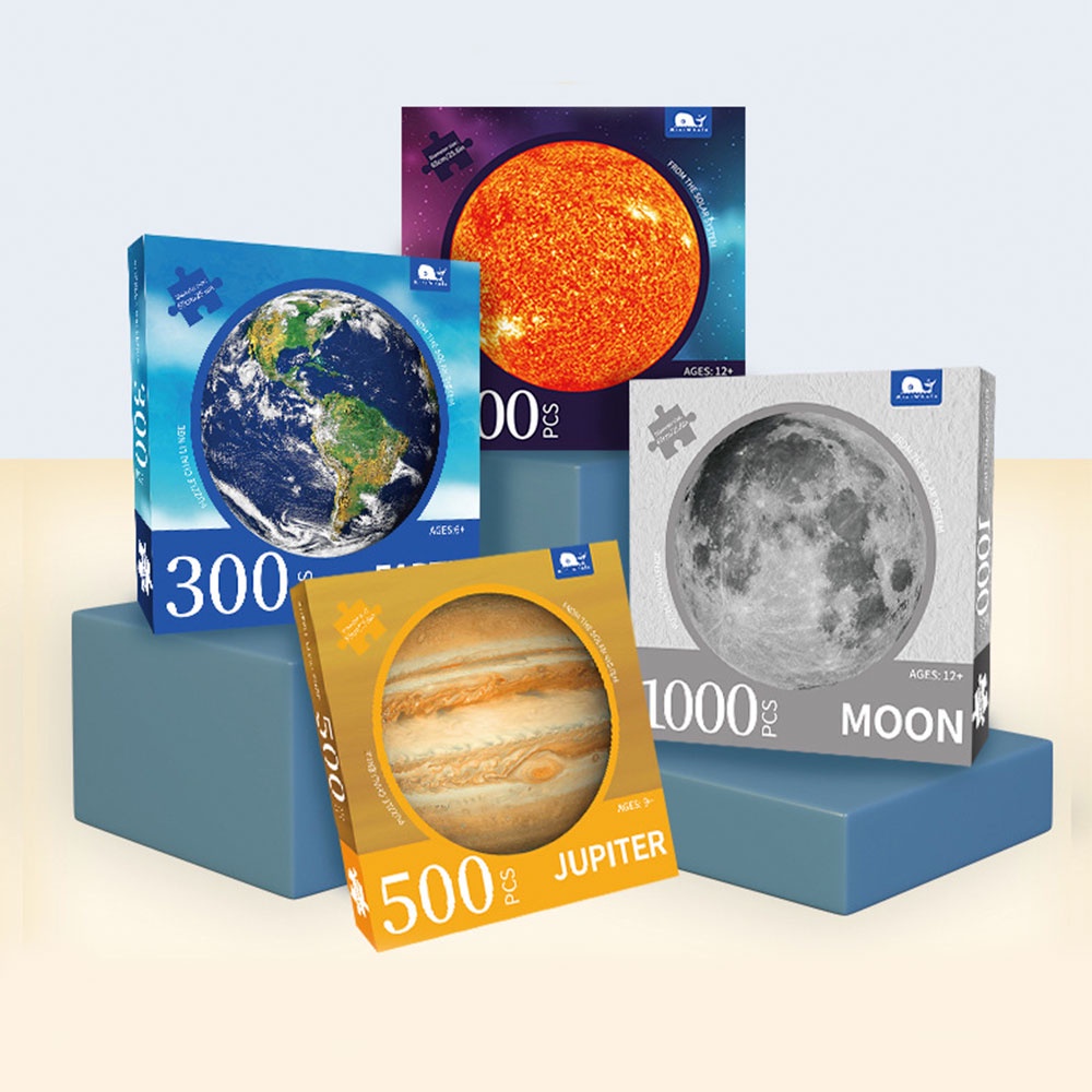 MiniWhale Puzzles Earth Moon Sun Mars Venus Saturn Mercury Jupiter ...