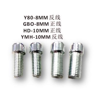 SIDE MIRROR SCREW ( 1 pcs ) M8 M10 Hex Motorcycle Side Mirror Screw ...