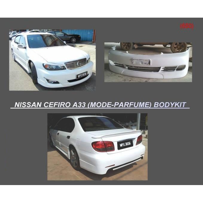 Nissan Cefiro A33 2001 2002 2003 2004 2005 Mode Parfume bodykit body kit front rear bumper ...