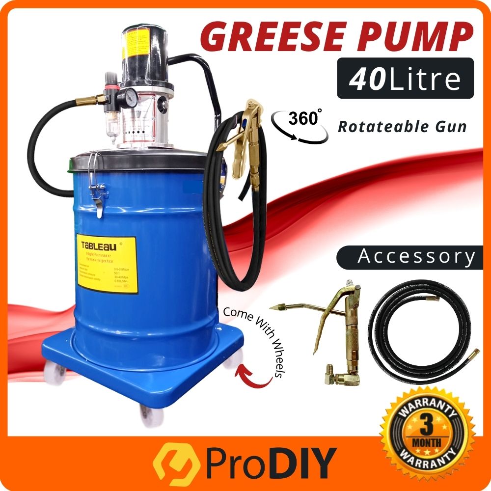 VEVOR VEVOR Grease Pump 10 Gallon 40L Air Operated Grease, 51% OFF