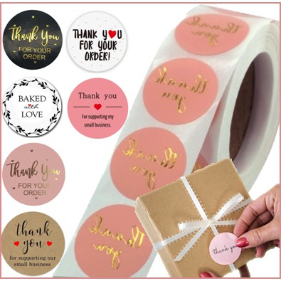 Baking Sticker Seal label handmade sticker food sticker - 2.5cm(500pcs ...