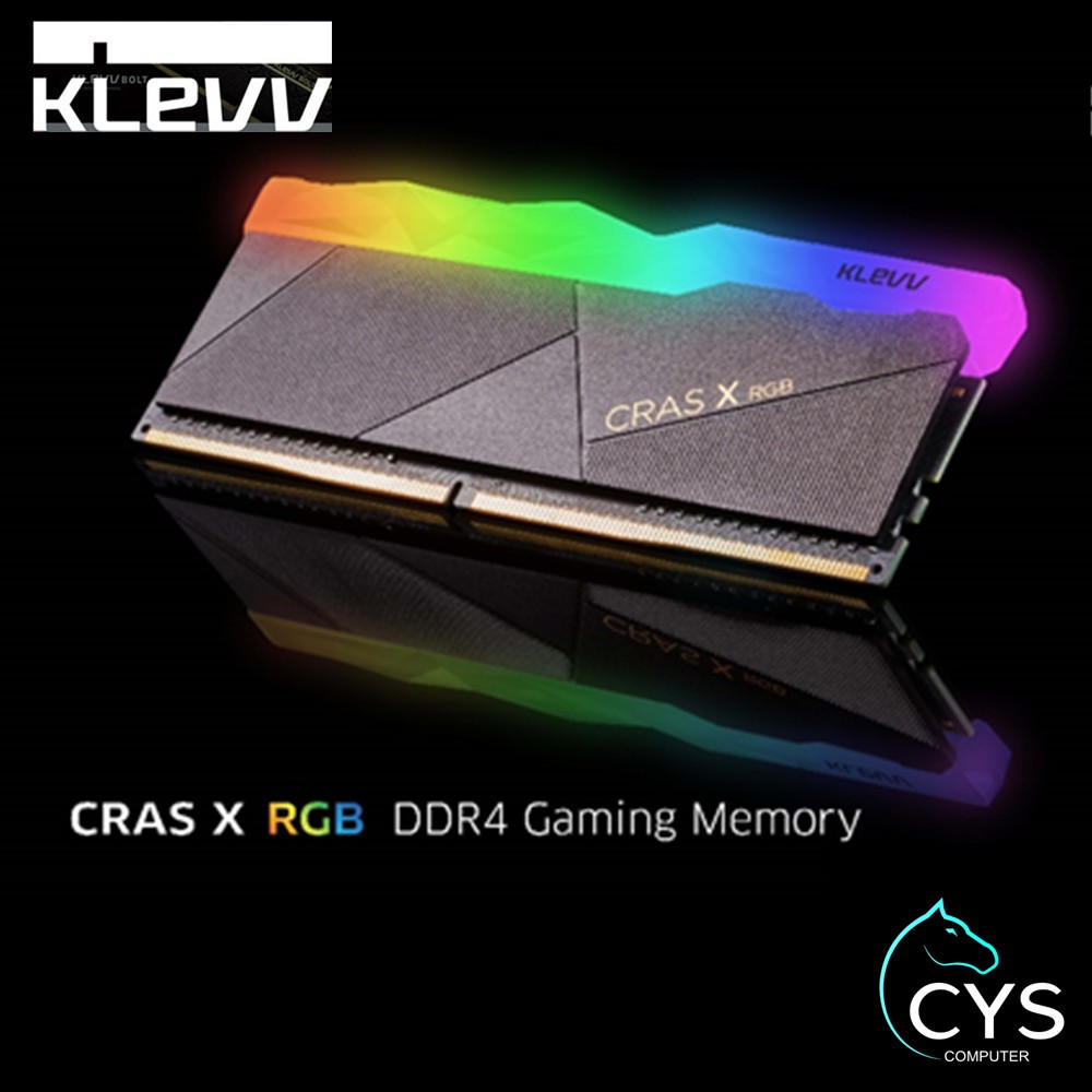 KLEVV CRAS X RGB 8GB / 16GB DDR4 3200MHz GAMING PC PERFORMANCE RAM ...