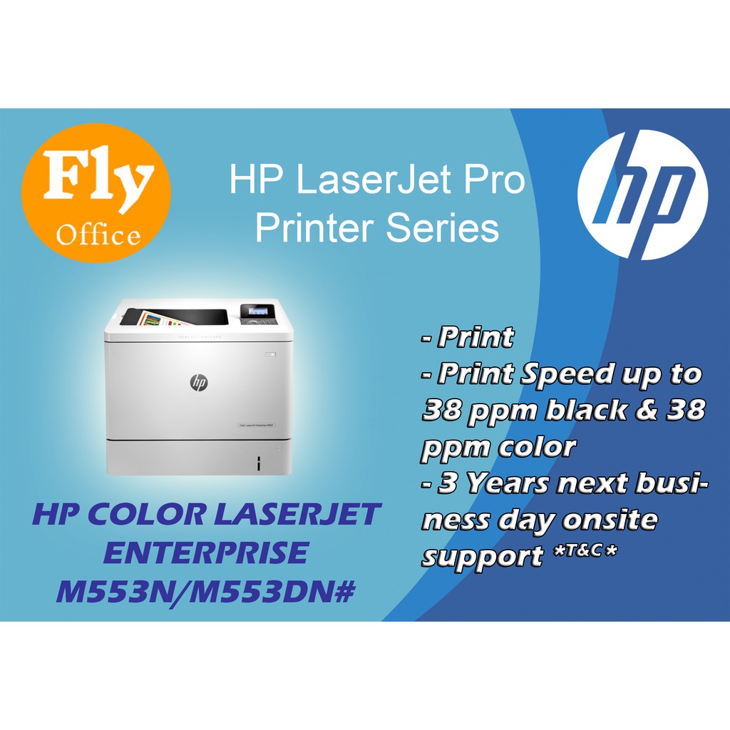 Hp Color Laserjet Enterprise M553dn Printer | Shopee Malaysia