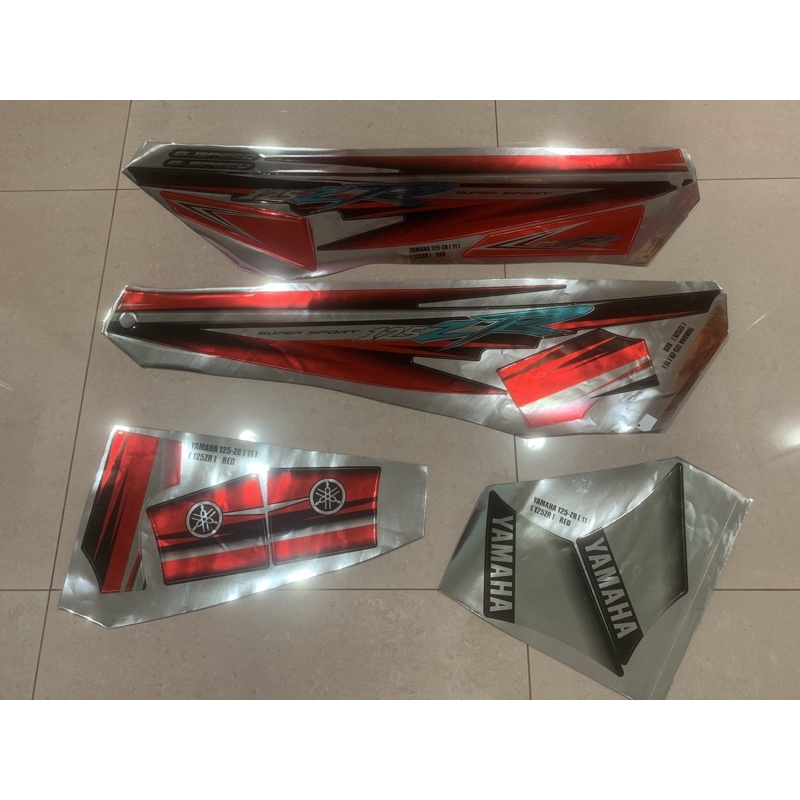 yamaha y125z/y125/y125zr body sticker chrome edition | Shopee Malaysia