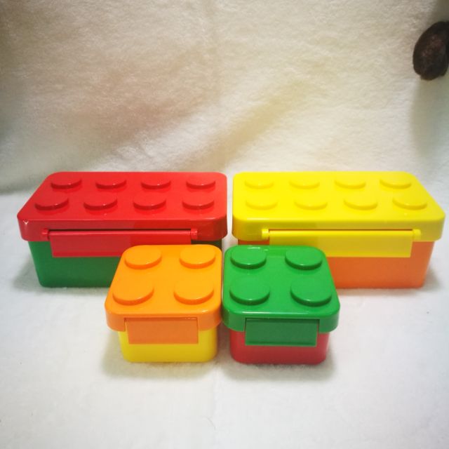 Lego-shaped Storage box | Bekas blok Dugro | Shopee Malaysia