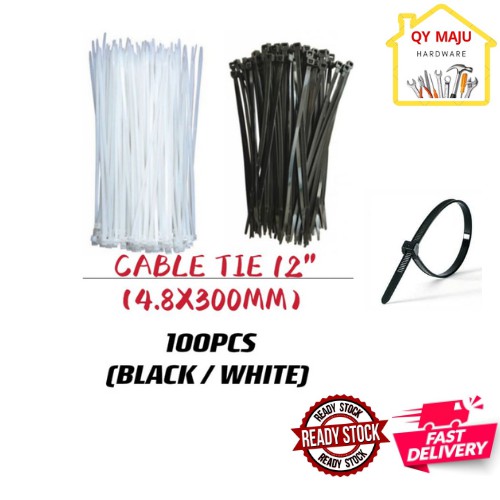 Nylon Cable Tie Tali Nilon Pengikat Wayar Kabel Tie/ Tali ikat尼龙扎带 12 ...