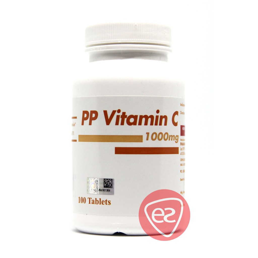 PAHANG PHARMACY PP VITAMIN C 1000MG TABLET 100S VIT C 1000 | Shopee ...