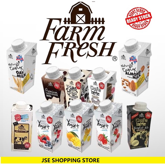 UHT Farm Fresh Fresh Milk & Yogurt 200ml | Shopee Malaysia