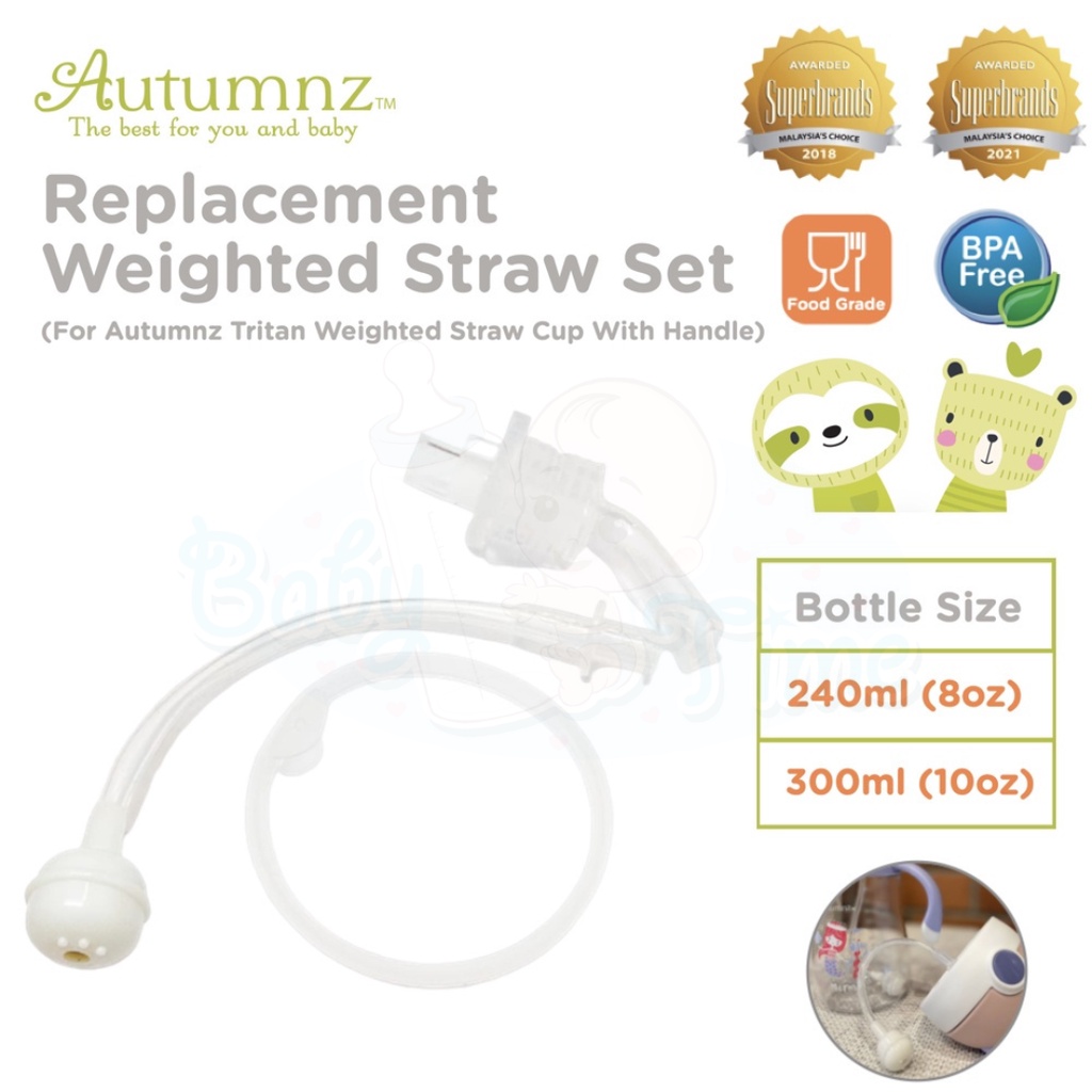 Autumnz - Replacement Weighted Straw Set (For Autumnz Tritan Weighted ...
