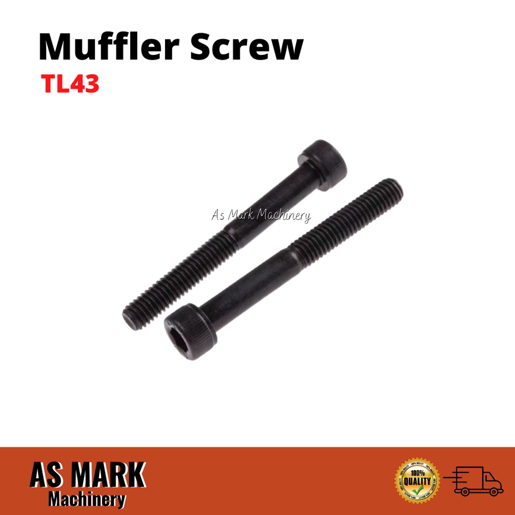 Mesin Rumput Muffler Screw Exhaust Screw 1PCS 2 PCS Brush Cutter TL43 TB43 KOSHI OGAWA | Shopee ...