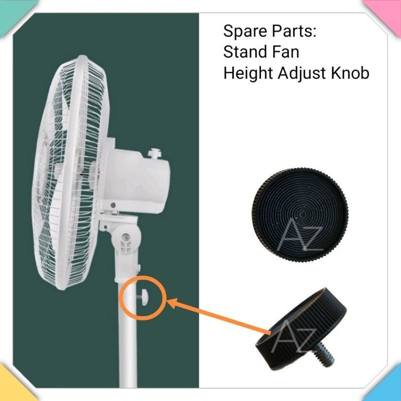 Spare Part Classic Old Stand Fan Height Adjustment Knob Lock ...