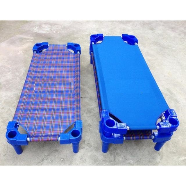 150cm DIY Lightweight Portable Stackable Kids Bed for Kindergarten ...