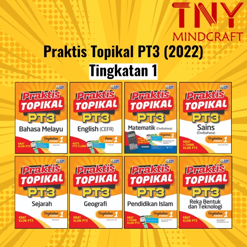 [TNY] Buku Latihan: Praktis Topikal PT3 KSSM TIngkatan 1 (Ilmu Bakti) 2022 | Shopee Malaysia