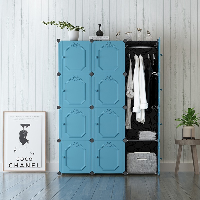 Stackable Wardrobe with Hanging Rack 6-25 CUBE Easy & Convertible ...