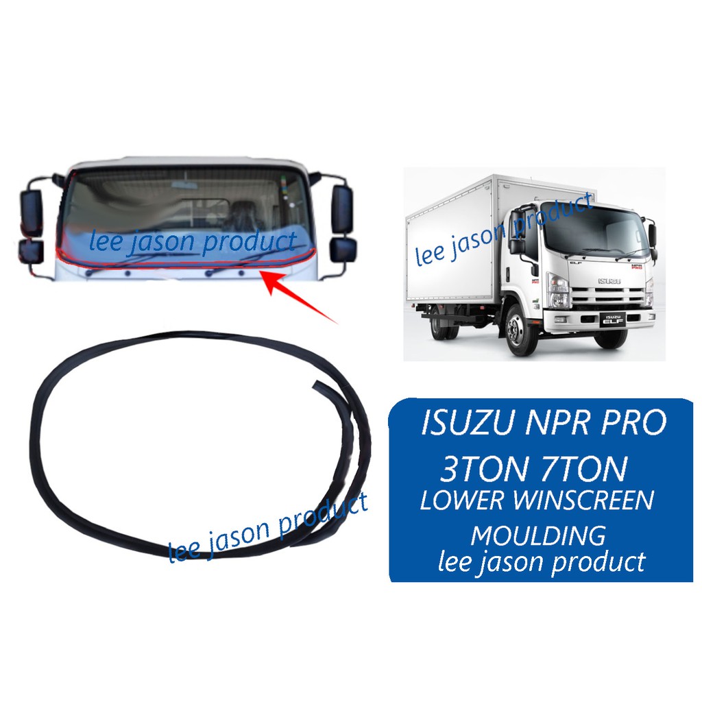 ISUZU NPR PRO 3TON 7TON WINDSCREN MOULDING , WINDSCREEN RUBBER | Shopee ...