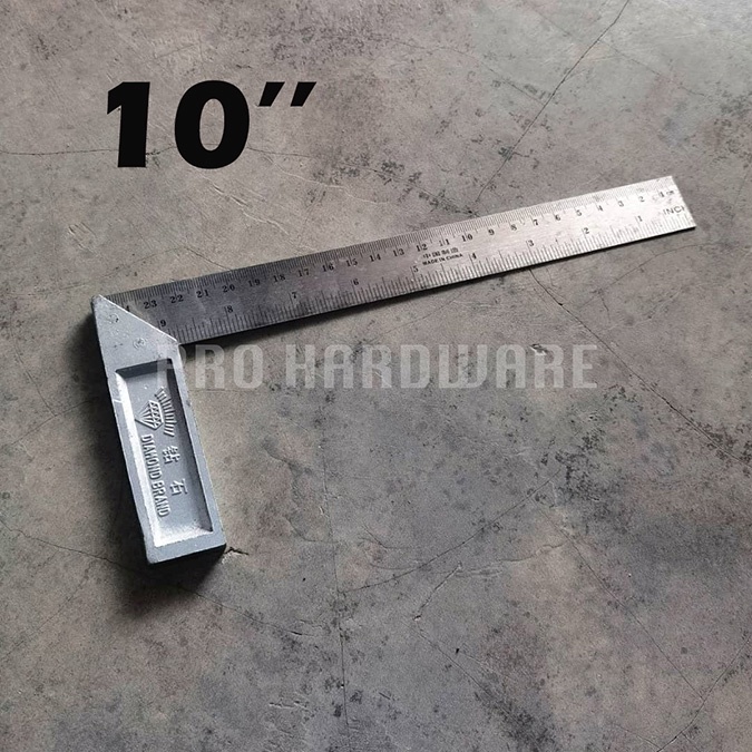 6'' / 8'' / 10'' Quality Try Square Ruller /Steel Carpenter Square ...