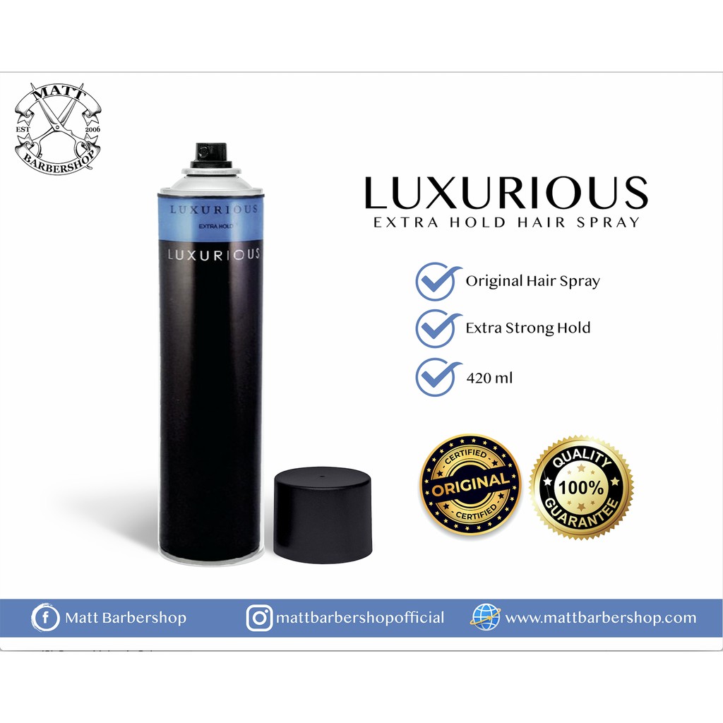 ORIGINAL LUXURIOUS HAIR SPRAY FOR MEN ALL HAIR TYPE EXTRA HOLD 420ml🔥 ...
