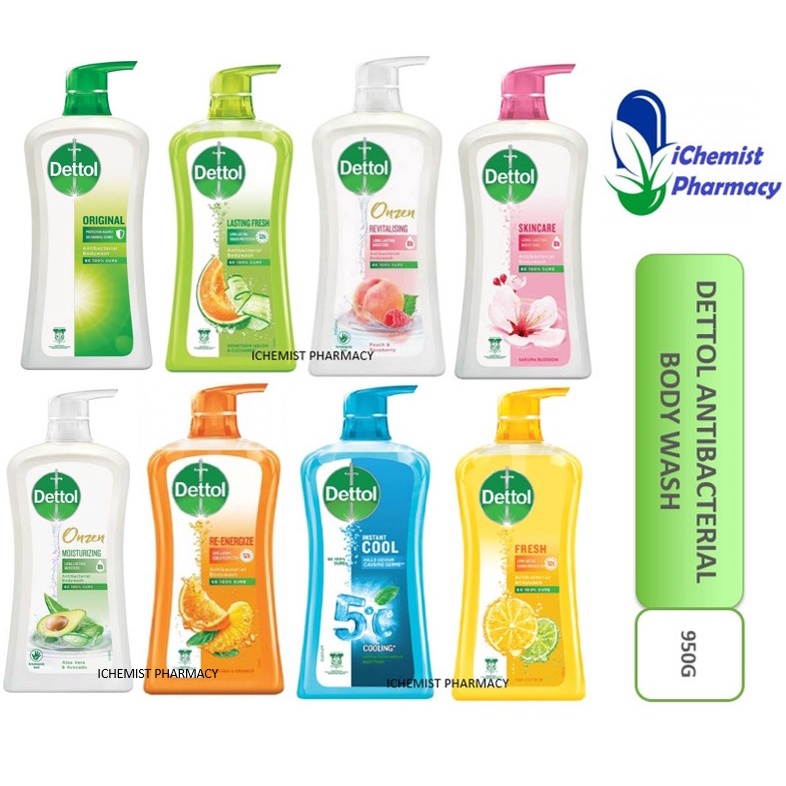 Dettol Antibacterial Body Wash 950ml 950g Shopee Malaysia