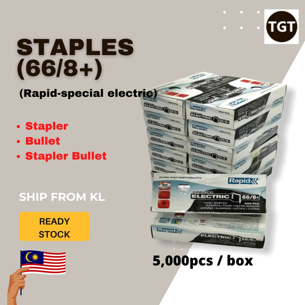 Rapid Staples (66/8+)/Stapler / Bullet / Stapler Bullet | Shopee Malaysia