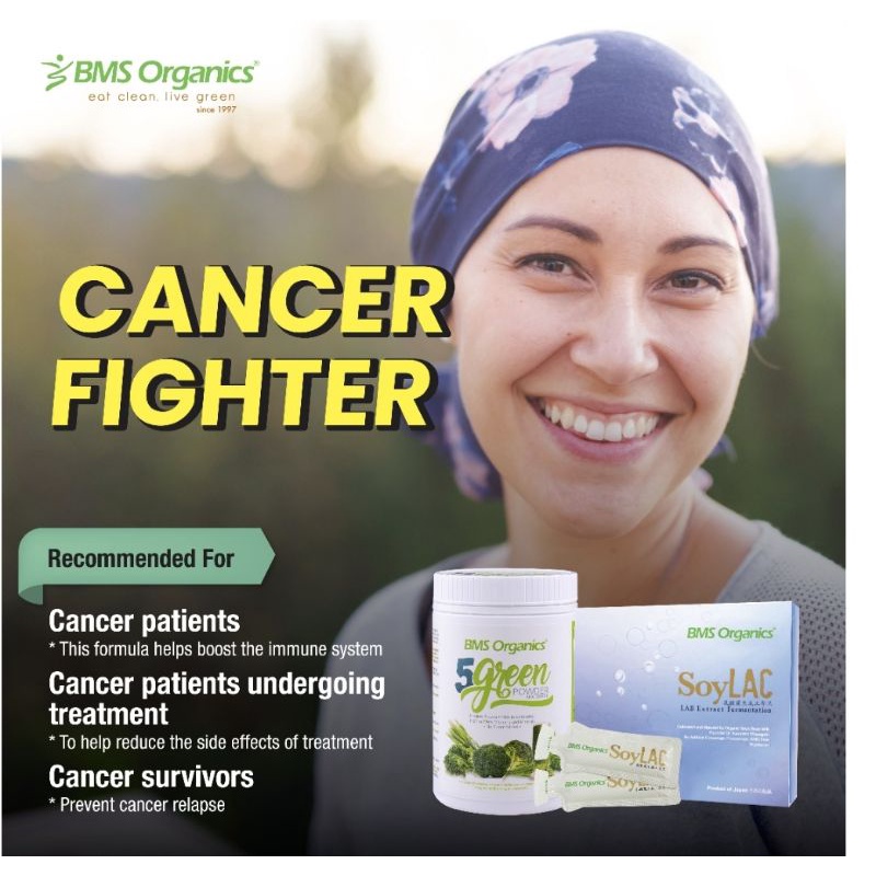 Cancer Fighter Formula (BMS Organics SoyLAC + BMS Organics 5 Green ...