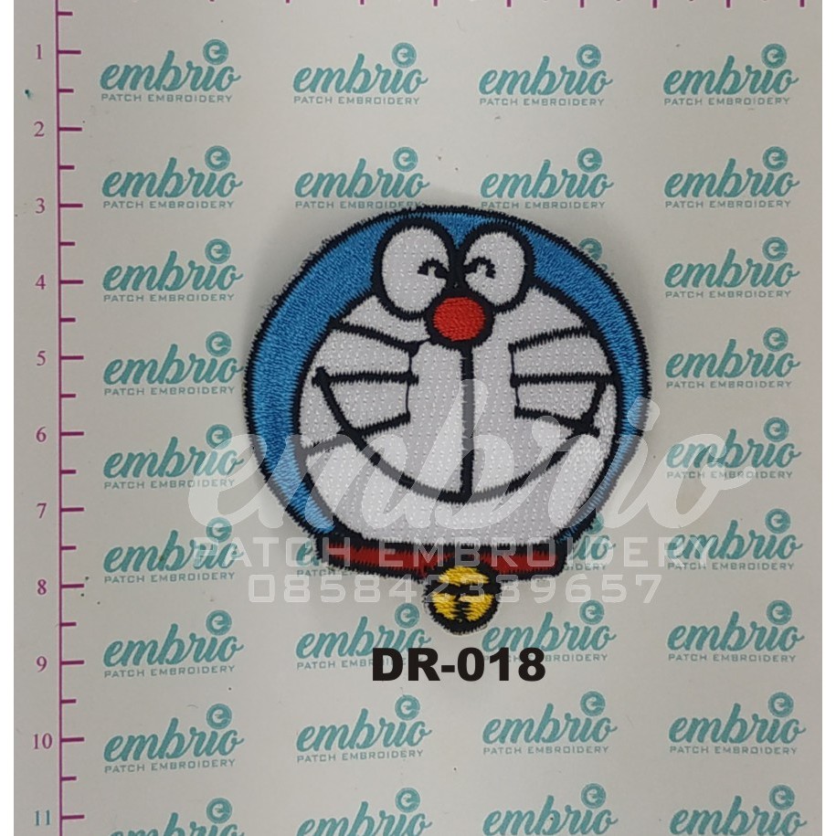 Dr-018 CUTE DORAEMON EMBROIDERED PATCH DORAEMON EMBROIDERED EMBLEM ...