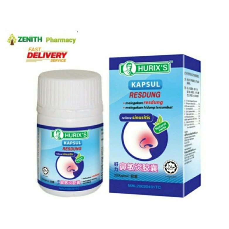 HURIX'S Exp:09/2026 RESDUNG 20'S RELIEVE SINUSITIS NATURAL HERBS ...